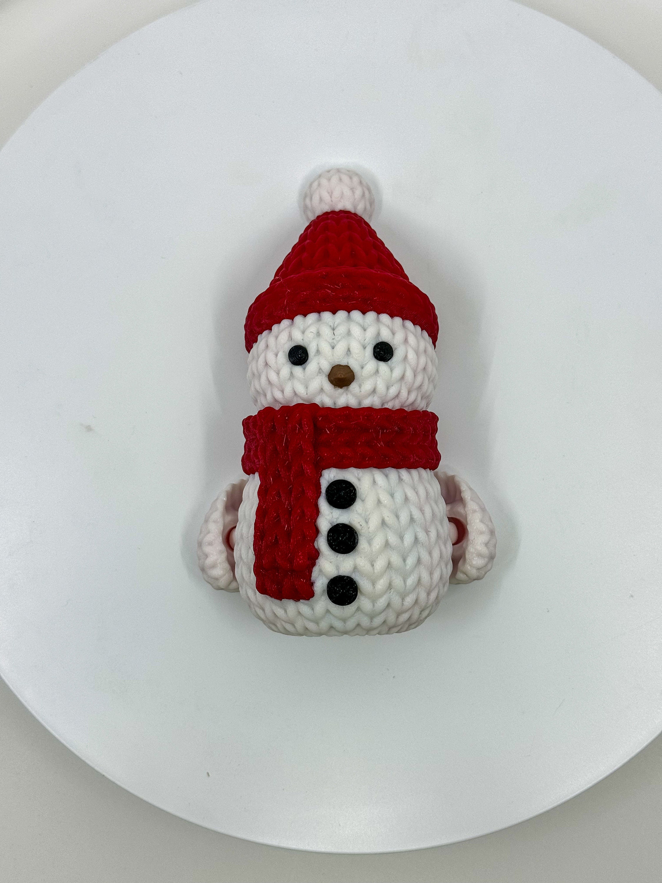 Articulated Snowman - Etsy