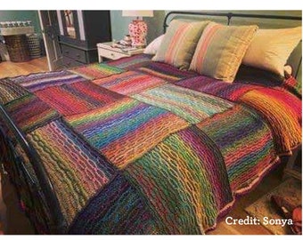 NORO Emily Poncho Knit Kit Includes 1 22 X 150g Ball of - Etsy