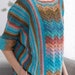 NORO Silk Garden Sock Turquesa Topper Poncho Top Crochet Kit Includes 3 ...