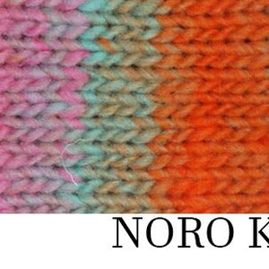 NORO Kureyon Knit Kit NORO Kureyon Bobble Hat Knit Kit 100% Pure Merino ...