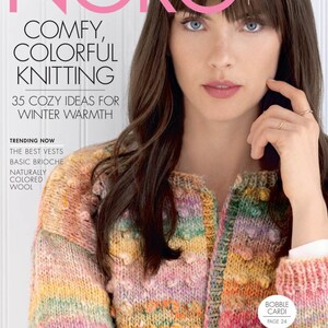 NORO Knit Kit Kureopatora crippen Hooded Cowl Knit Kit Includes 2 ...