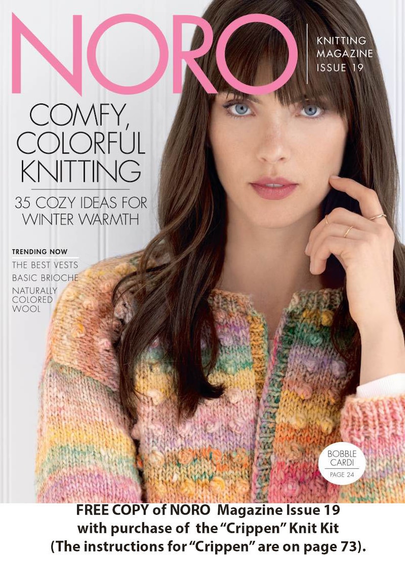 NORO Knit Kit Kureopatora crippen Hooded Cowl Knit - Etsy