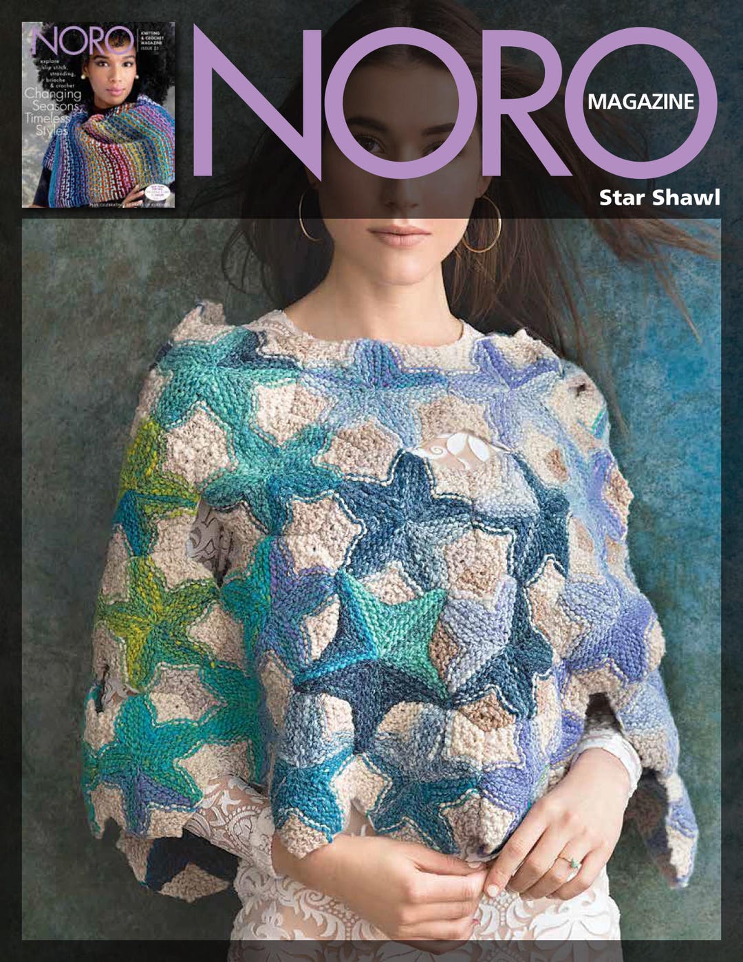 NORO Star Shawl Instant Download PDF Pattern Fashioned From NORO ...