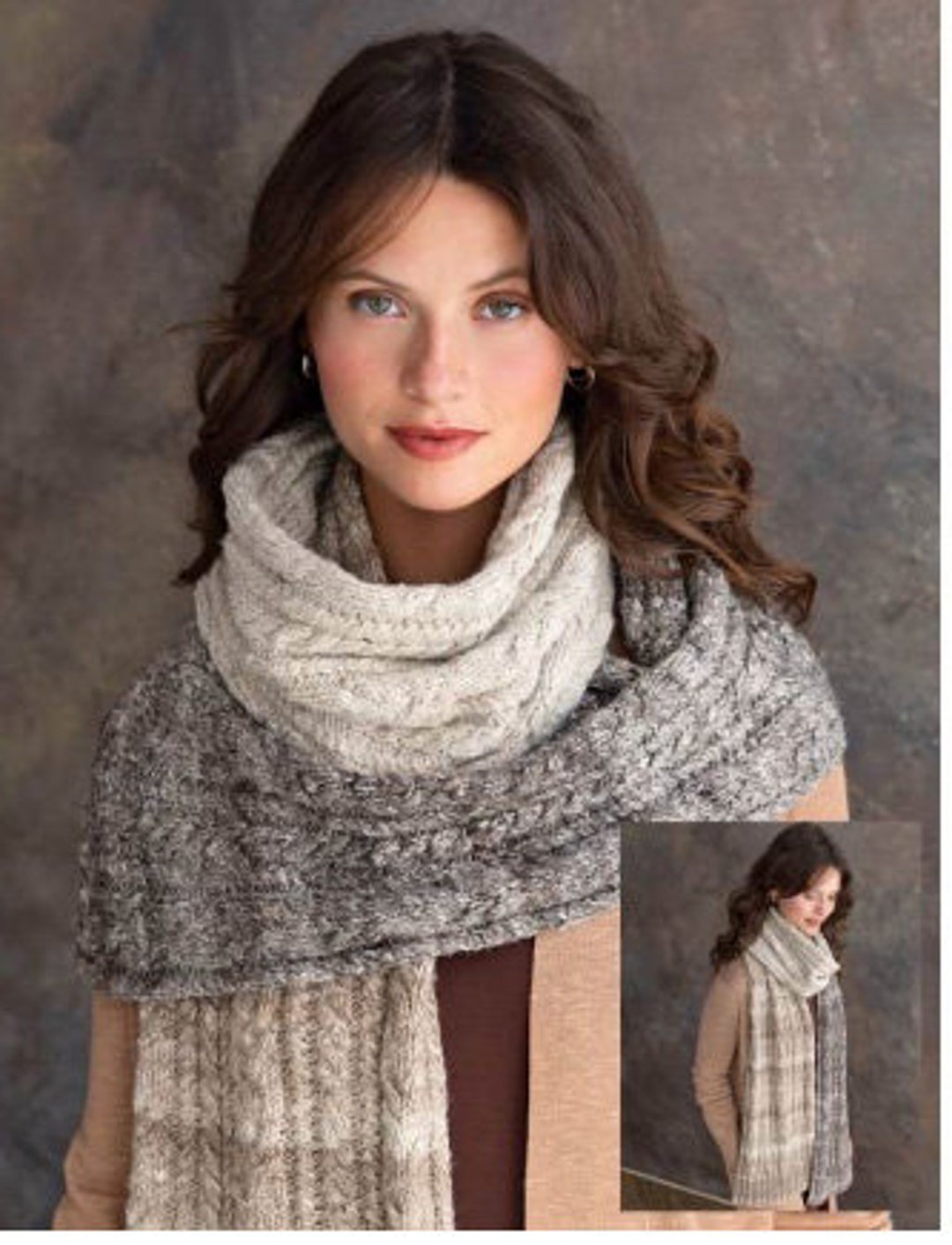 Akaroa Scarf in Noro's Haunui Silk Includes 3 Eco-friendly Mega Hanks ...