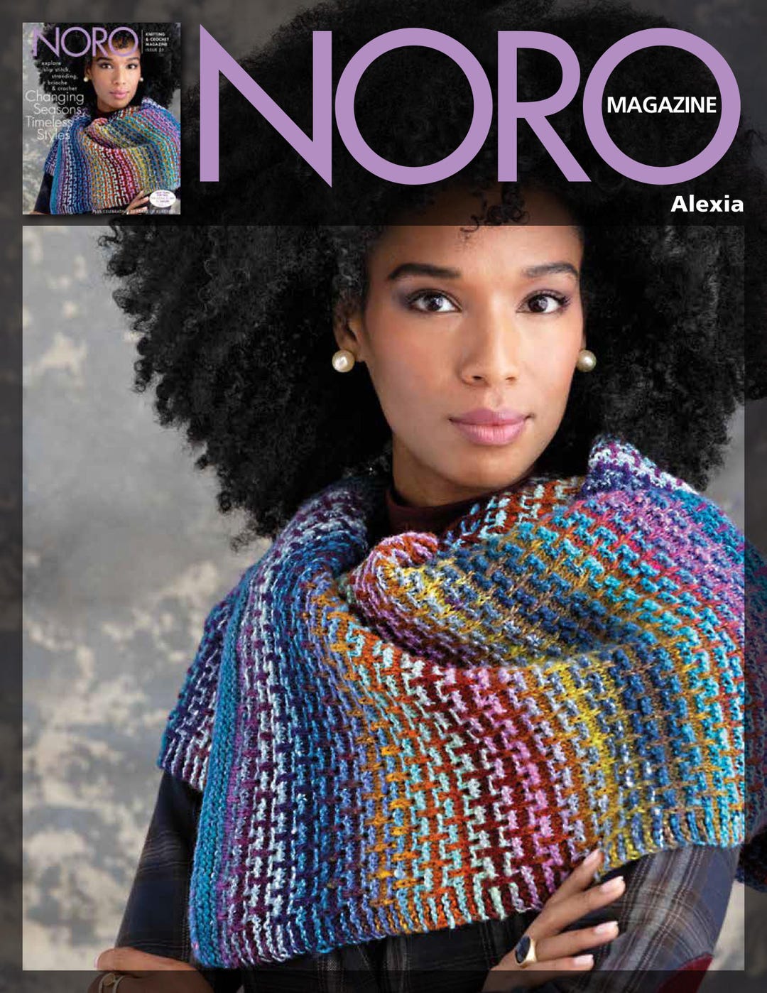 NORO Alexia Shawl Instant Download PDF Pattern Fashioned From NORO ...