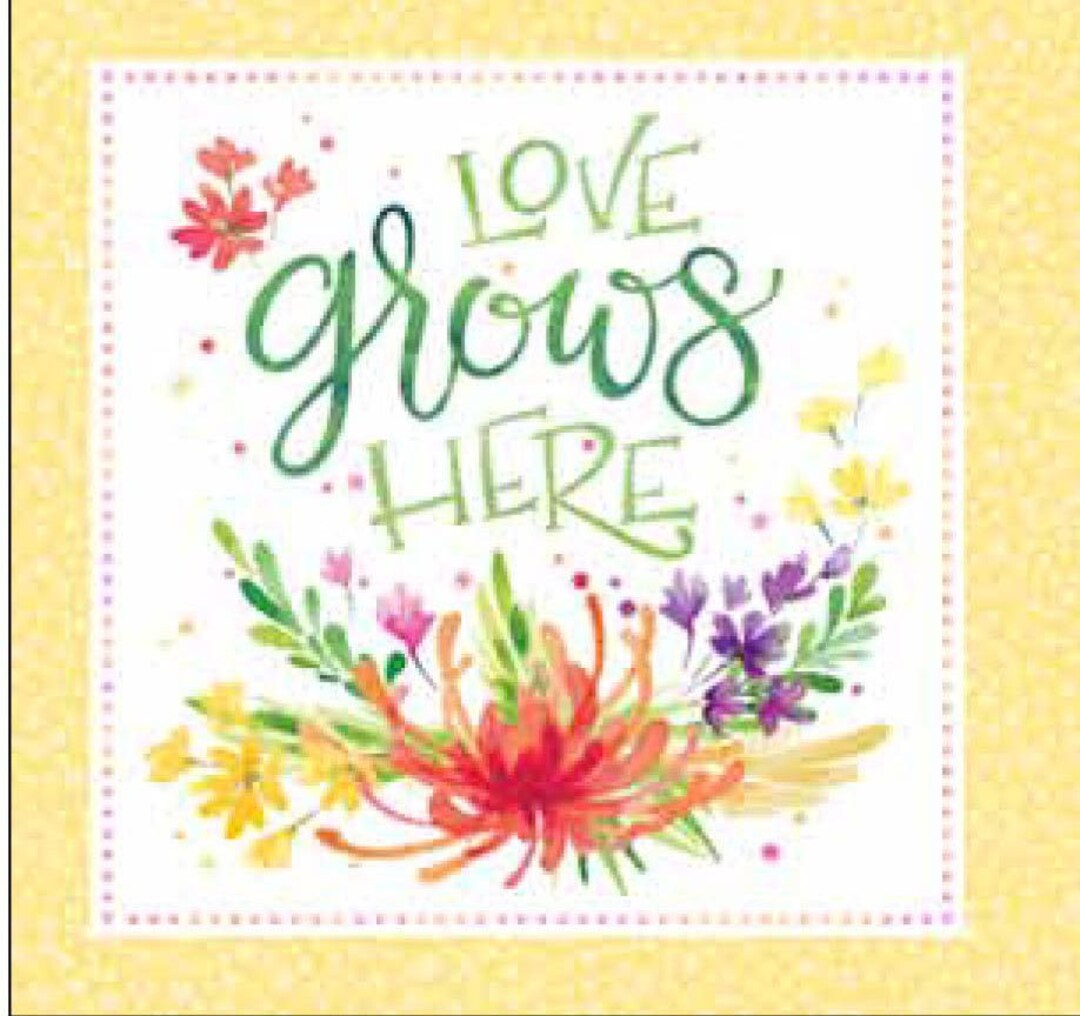 Full Bloom Bundle of 5 X 5 Squares and Full Bloom Panel 42 Sku's Cotton ...