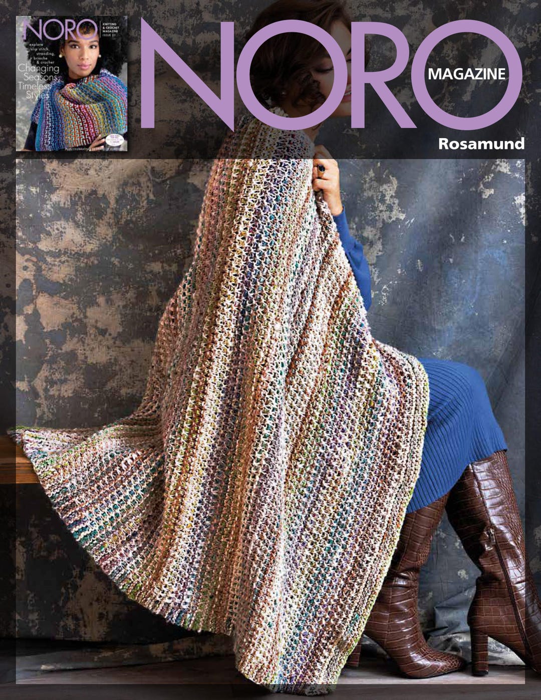 NORO Rosamund Blanket Instant Download PDF Pattern Fashioned From NORO ...