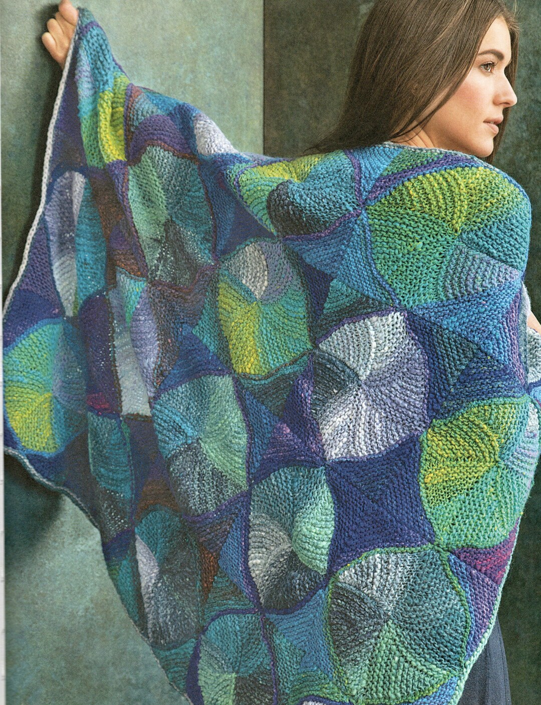 NORO Water Lilies Blanket Knit Kit Includes 15 Colorful Balls of NORO ...