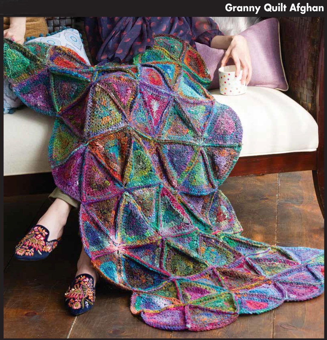 NORO Ito Granny Quilt Afghan PDF Instant Download Pattern - Etsy