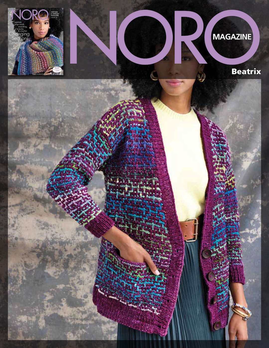NORO Beatrix Sweater Instant Download PDF Pattern Fashioned From NORO ...
