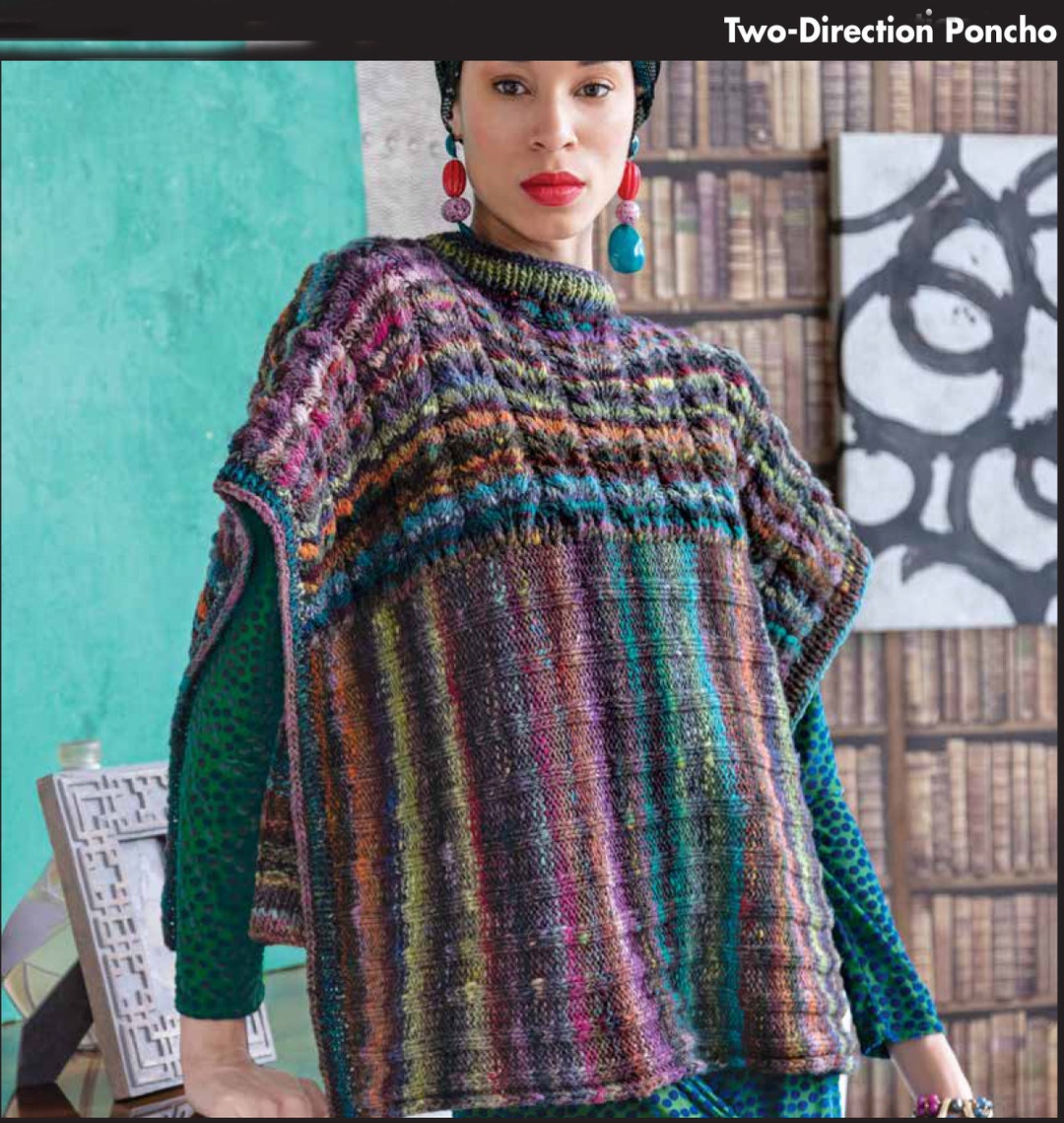 NORO Ito Two-direction Poncho PDF Instant Download Pattern Featuring ...