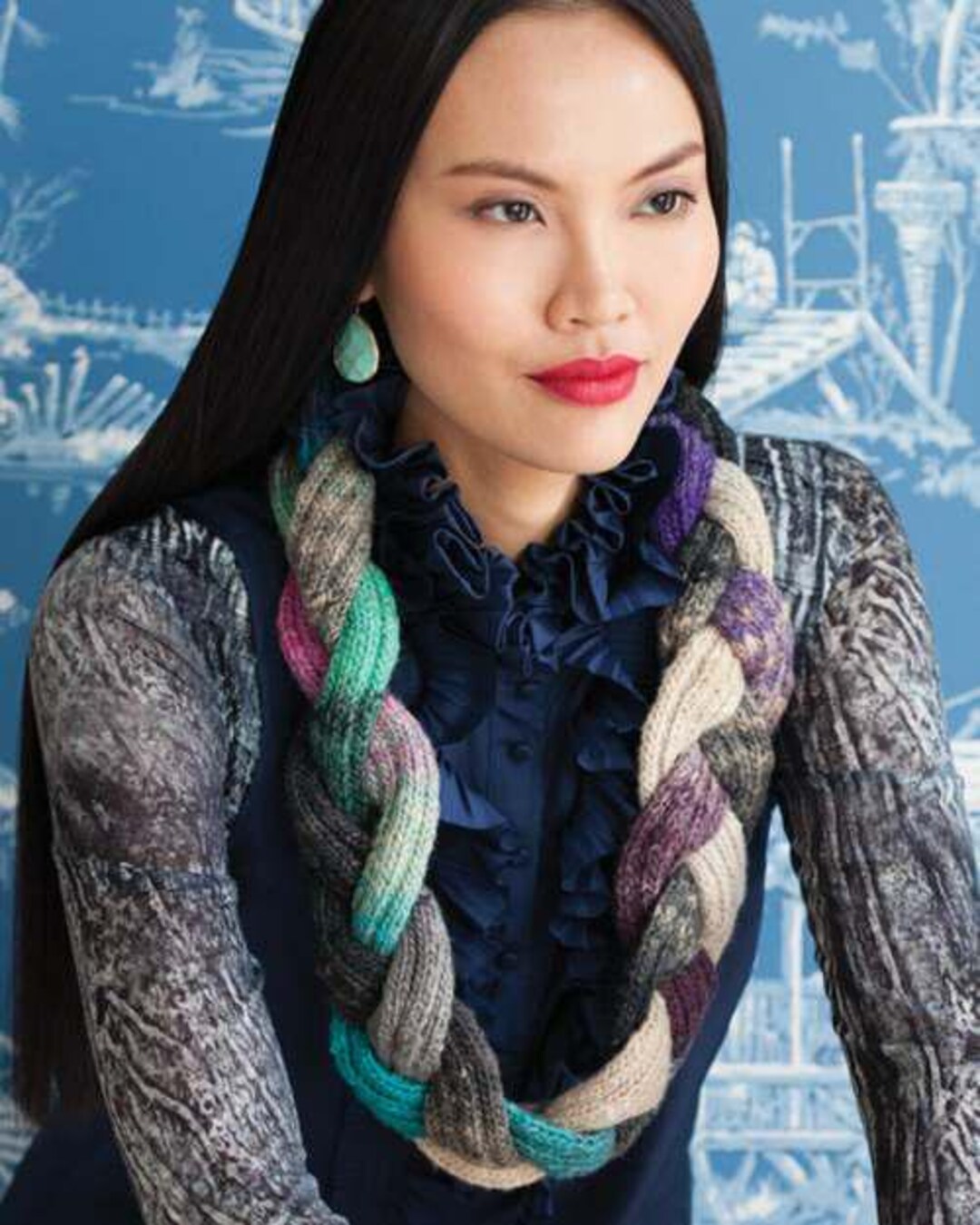 NORO Braided Moebius Cowl Instant Download PDF Pattern - Etsy