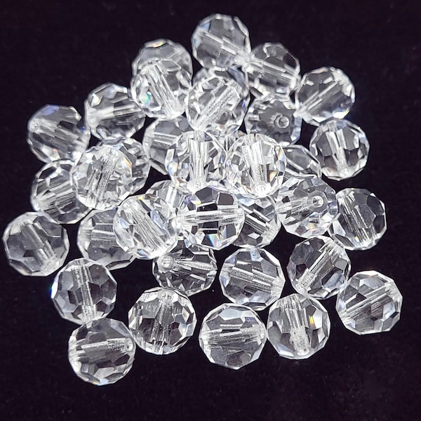 Round Crystal Beads - Etsy