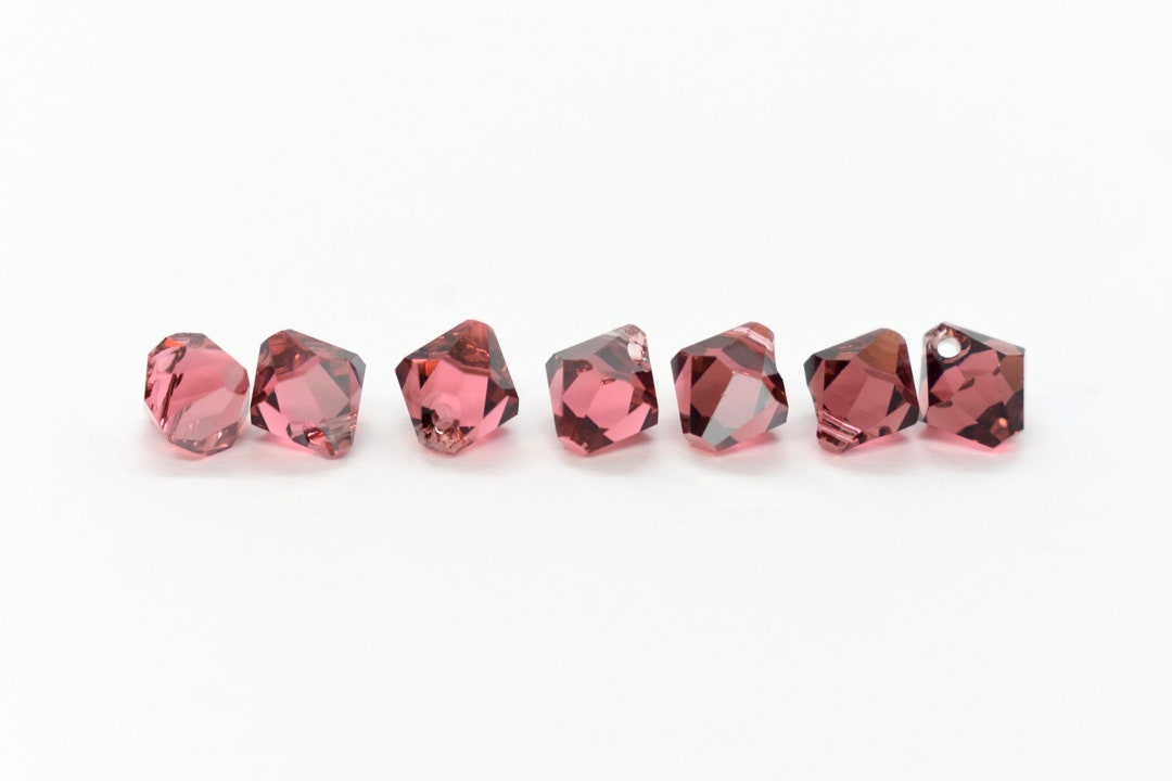 Padparadscha Satin (6301) Pink Orange Swarovski Kristall Bicone ...