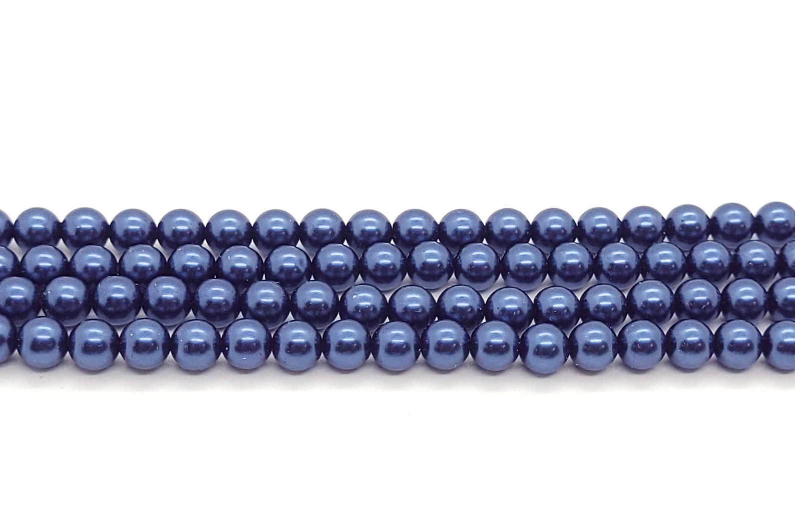 Blue Preciosa Czech Crystal Round Pearls, 4mm,6mm,authentic Preciosa ...