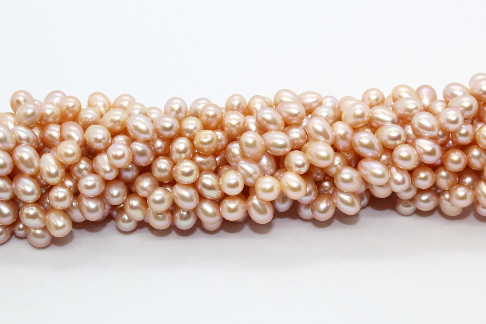 Freshwater Pearls Top Drilled Teardrop Dark Peach - Etsy