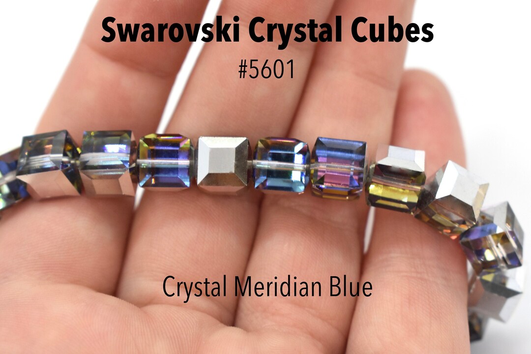 Crystal Meridian Blue 5601 - Silvery Blue Rainbow Swarovski Crystal ...