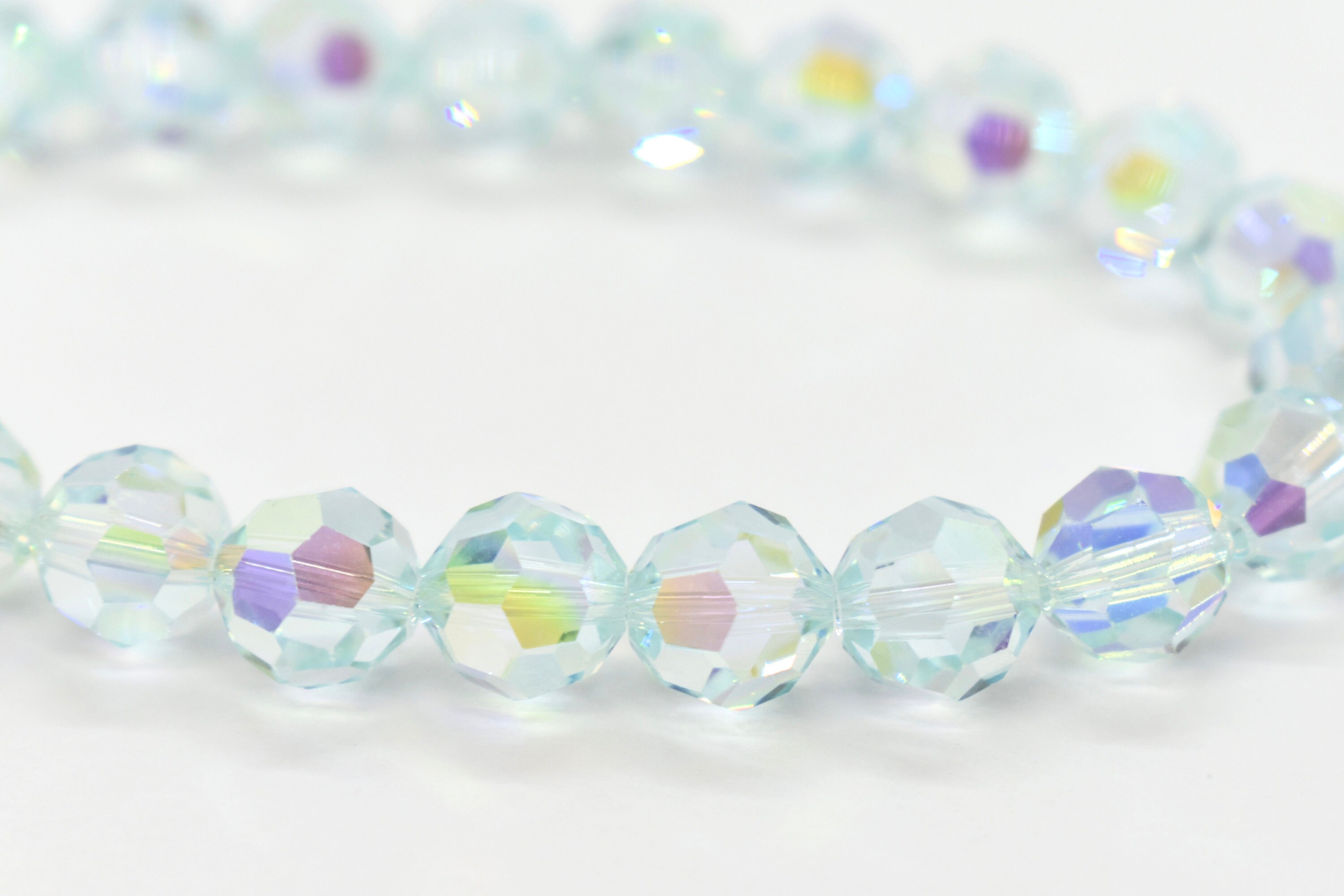 Light Azore AB Swarovski Crystal Round Beads Light Blue - Etsy
