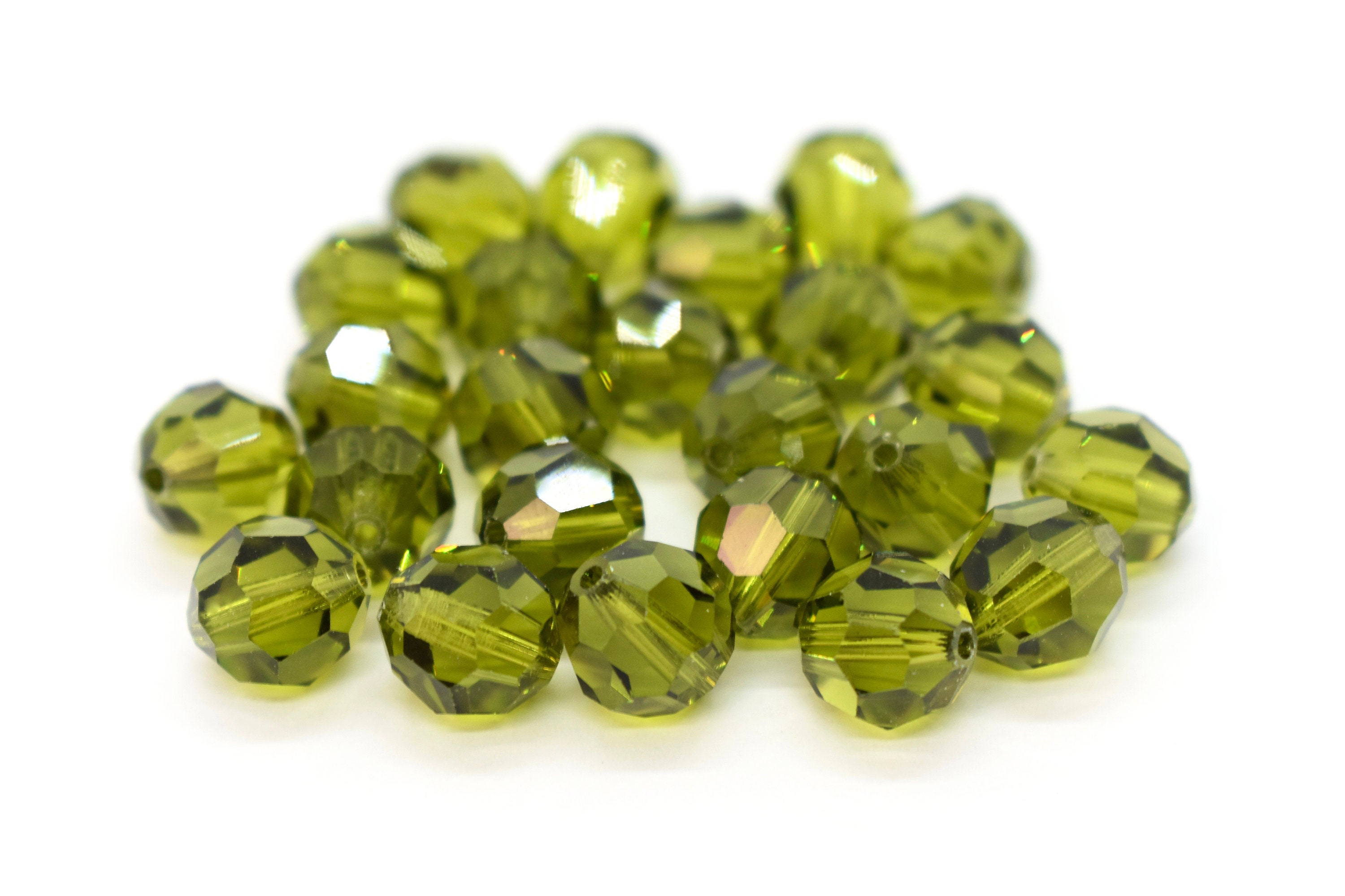 Olivine Swarovski Crystal Round Olive Green 5000 Round - Etsy