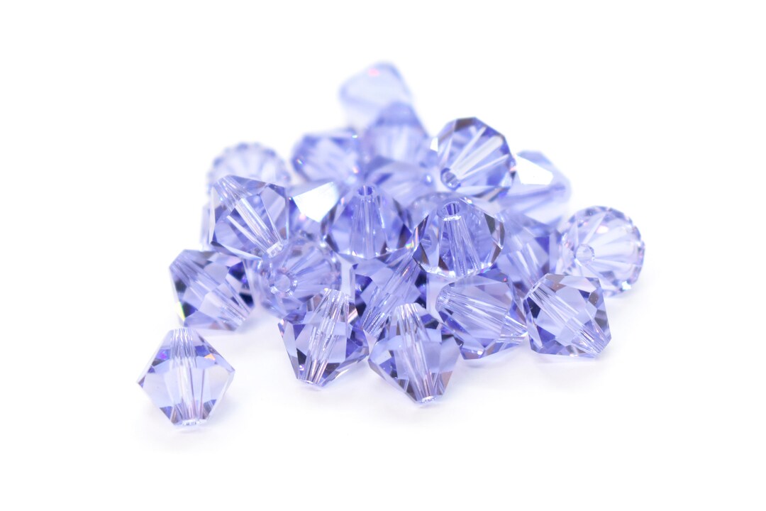 Light Tanzanite 5328/5301 Purple Swarovski Crystal Bicone - Etsy