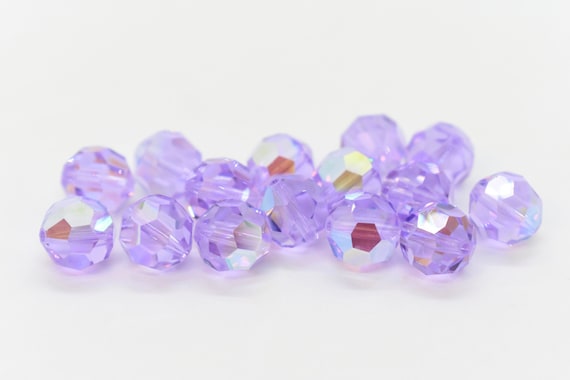 Violet AB 5000light Purple Swarovski Crystal Round Beads - Etsy