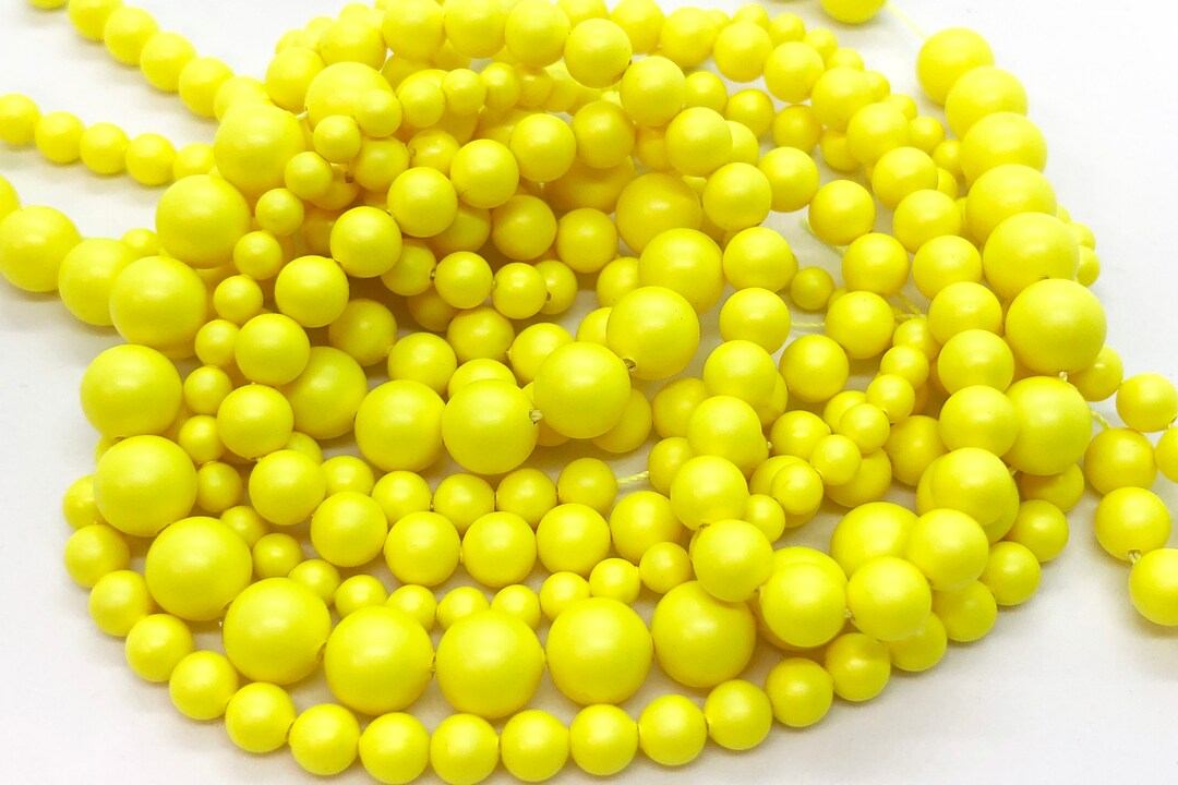 Crystal Neon Yellow Swarovski Crystal Pearl Round Beads, 10mm #5810 ...