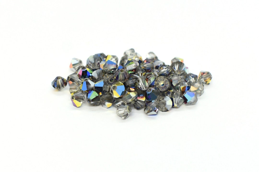Crystal Meridian Blue (special Variation) Swarovski Crystal Bicone ...