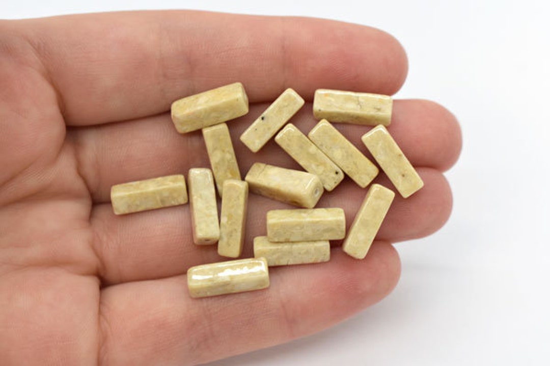 Riverstone (natural) A Grade Four Sided Tube Gemstone Beads,wholesale ...