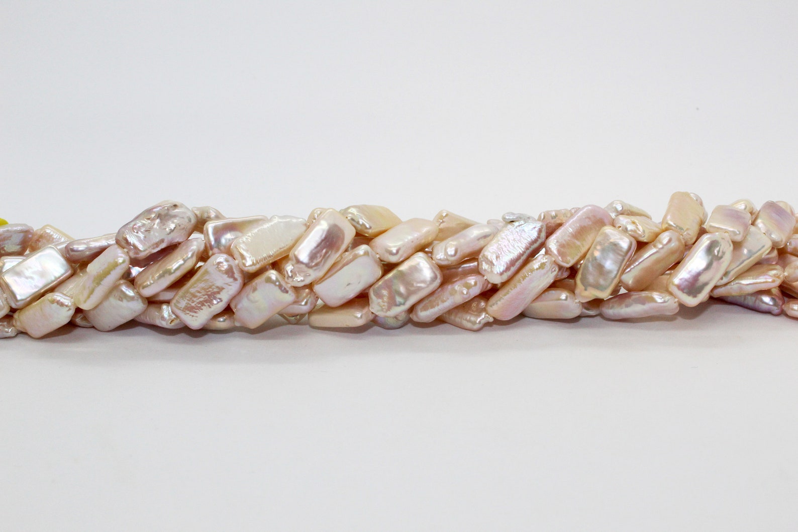 Freshwater Pearls, Rectangle (long Drilled) Pink (natural) 9x17mm 20 ...