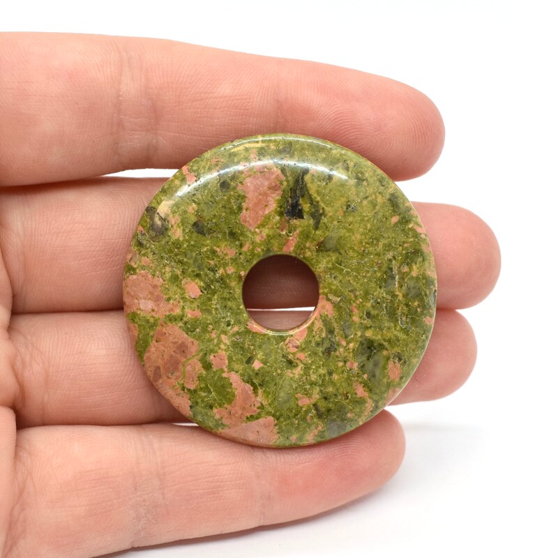 Stone Donut Pendant - Etsy