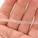 Rose Quartz (natural) A Grade 4 Sided Tube Gemstone Beads (4mm X 13mm ...