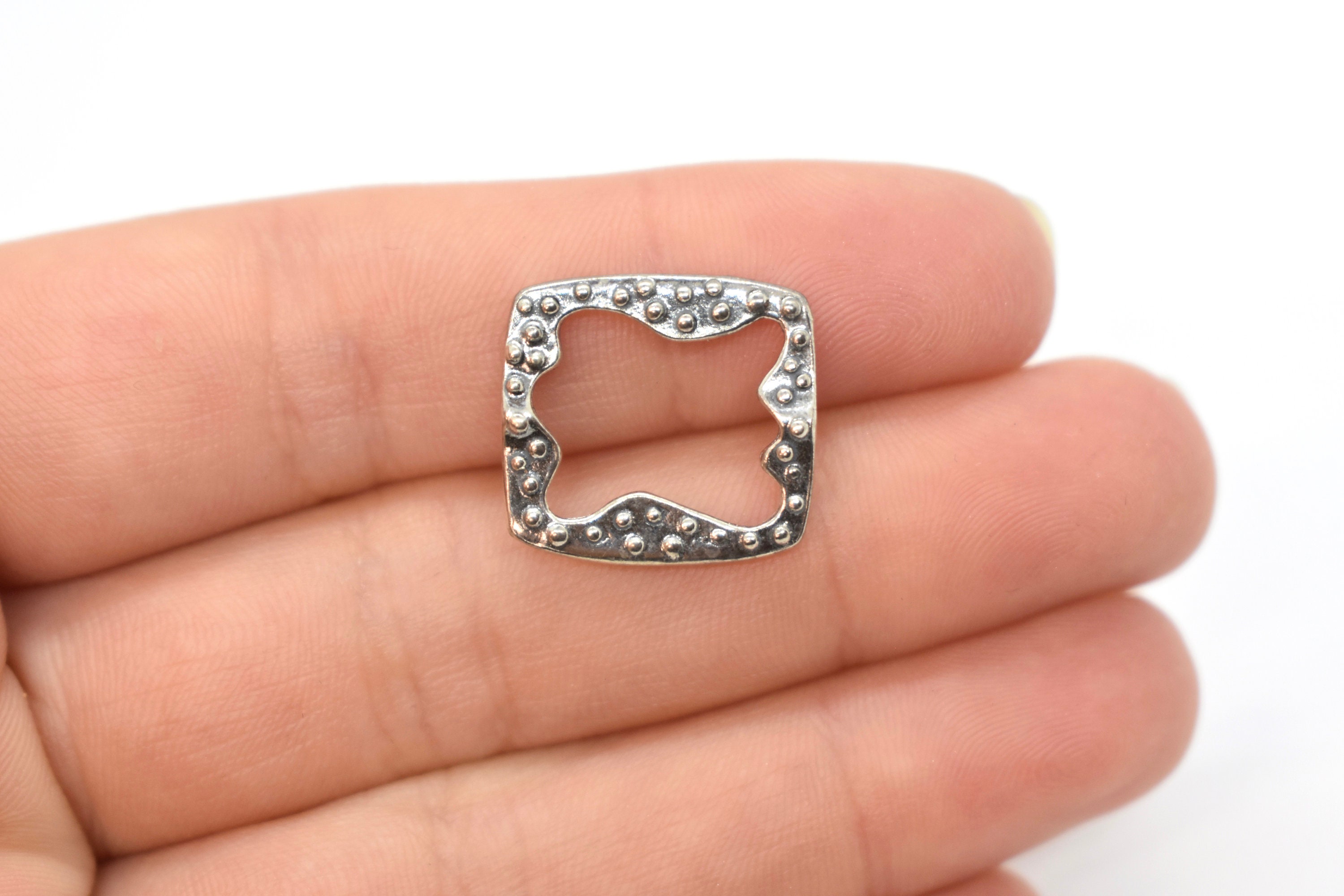 Sterling Silver Bead Frame Shapes JBB Findings Various | Etsy