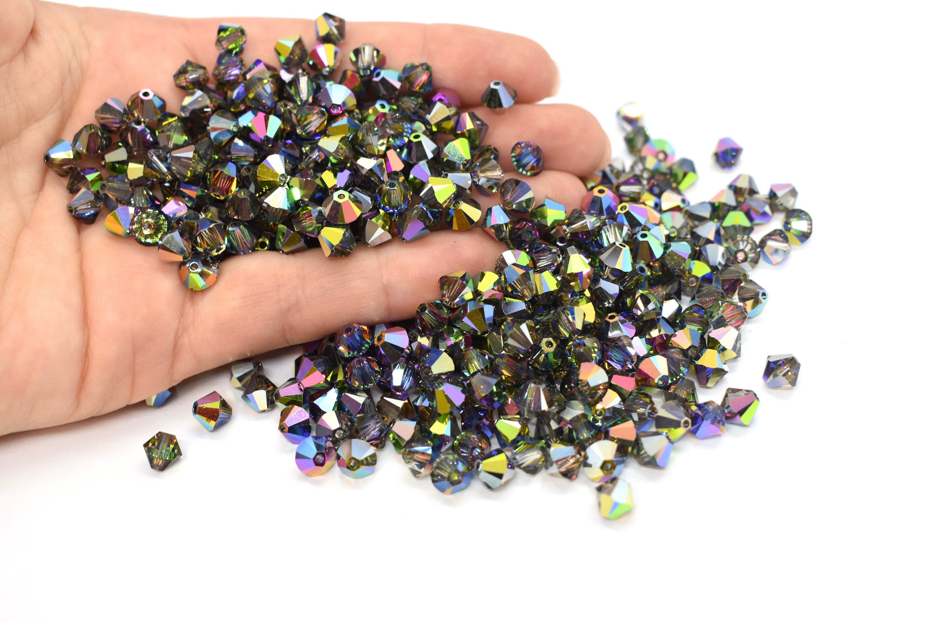 Crystal Vitrail Medium 5301/5328 Gray Rainbow Swarovski - Etsy