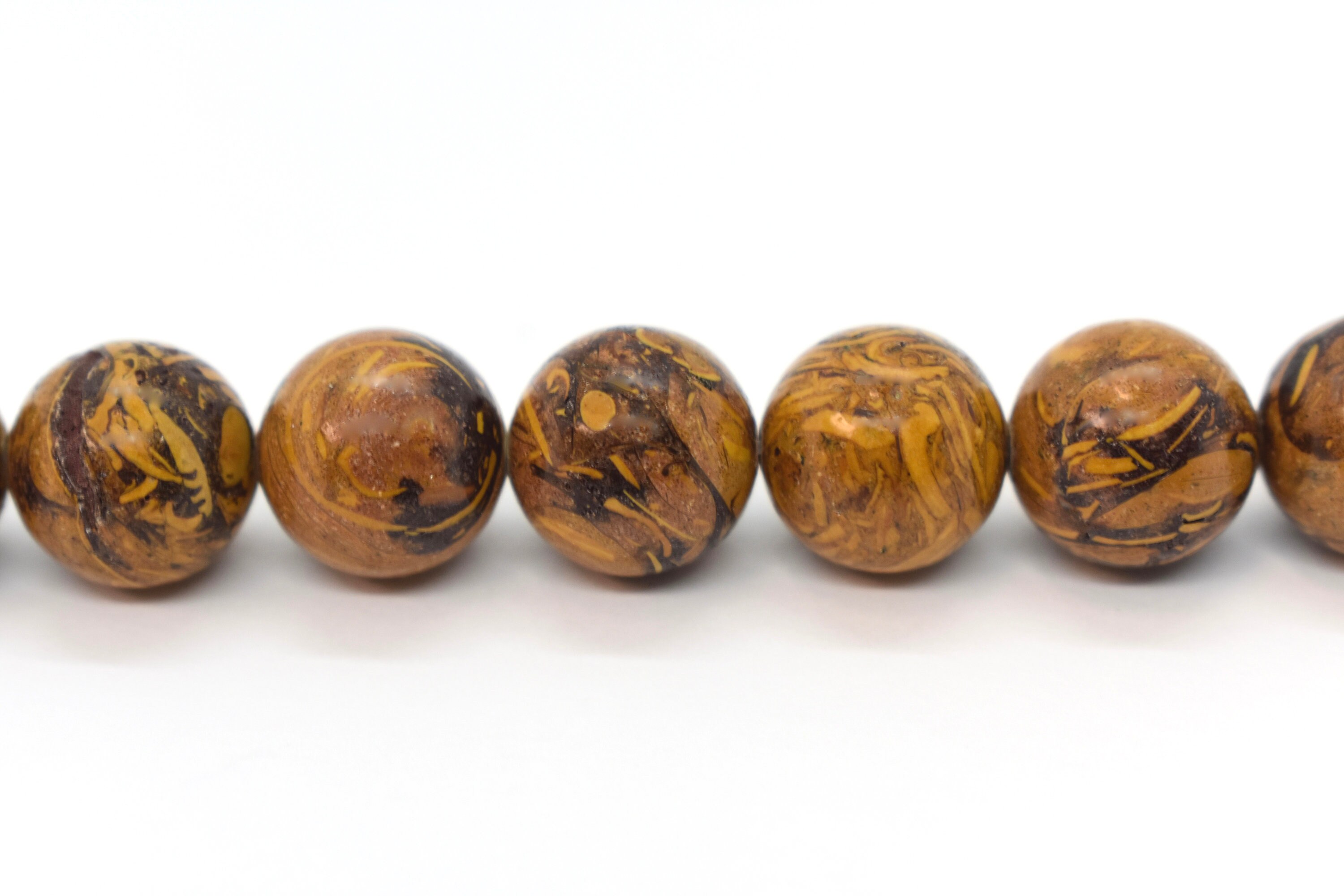 Elephant Skin Jasper (natural) A Grade Round Gemstone Beads, 10mm, 12mm ...