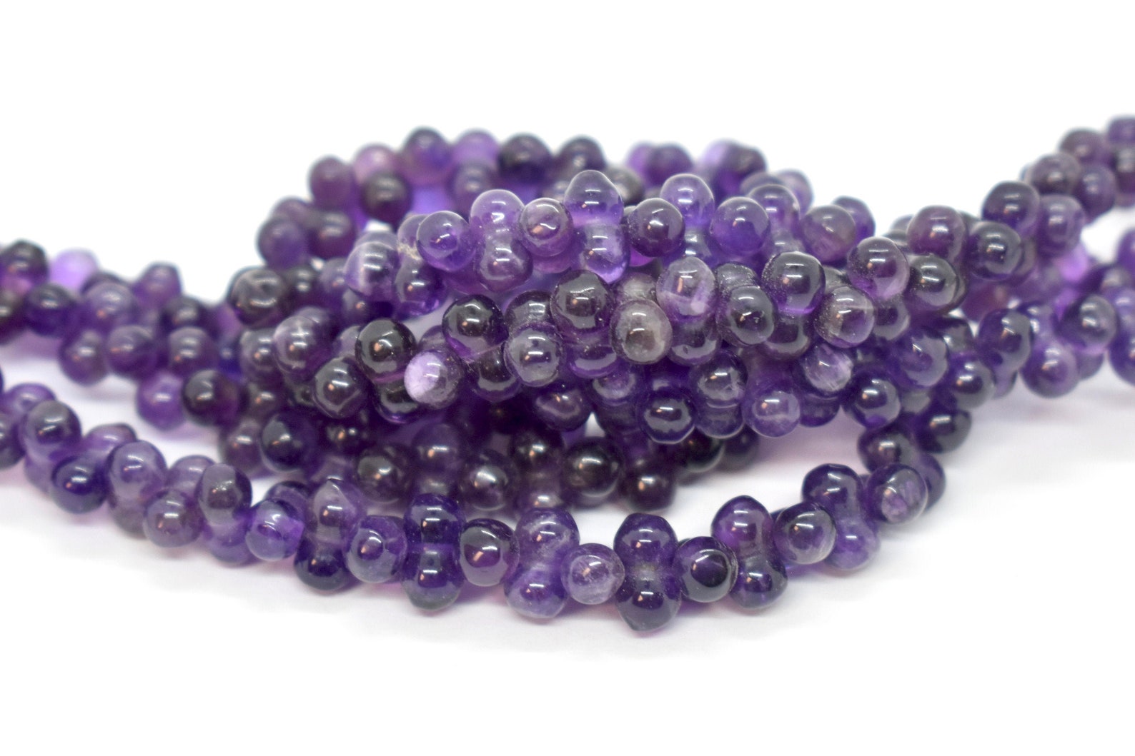 Amethyst Barbell / Bow Tie Shaped natural A Grade Gemstone - Etsy