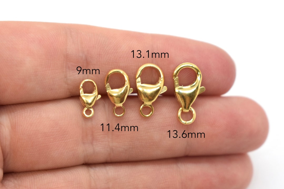 14k Gold Filled Oval/trigger Lobster Clasps - 3 Sizes Available,oval ...