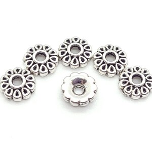 Bead Caps, Pewter, 6mm to 11mm Diameter, Pewter Bead Caps for Jewelry ...