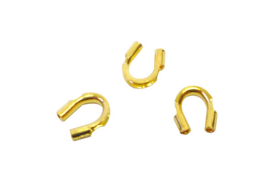 Gold Tone Wire Guardian (0.022), Wire Protectors, Protect Beading Wires ...