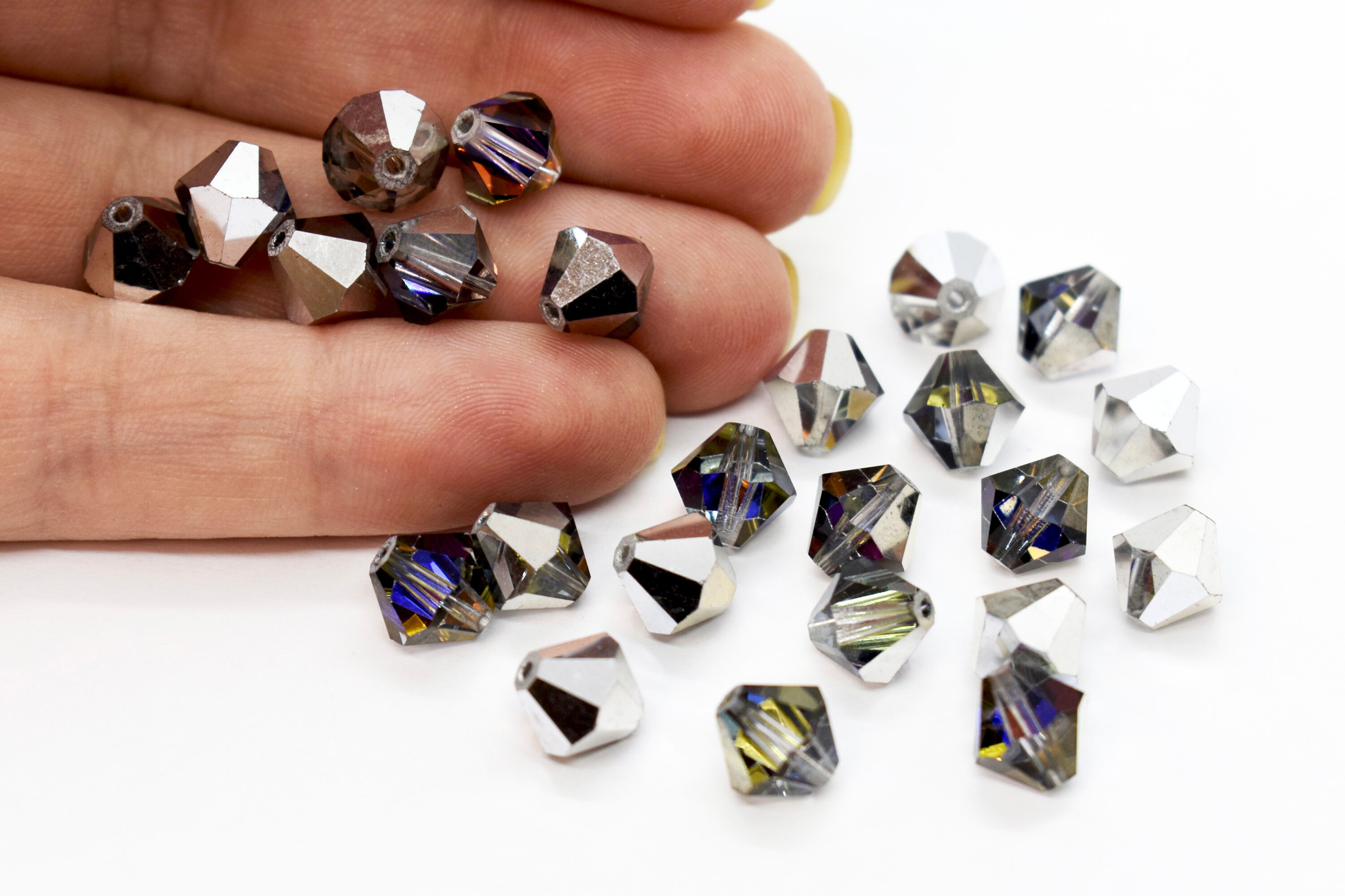 Crystal Volcano 5301/5328 Silver Multi Color Swarovski - Etsy