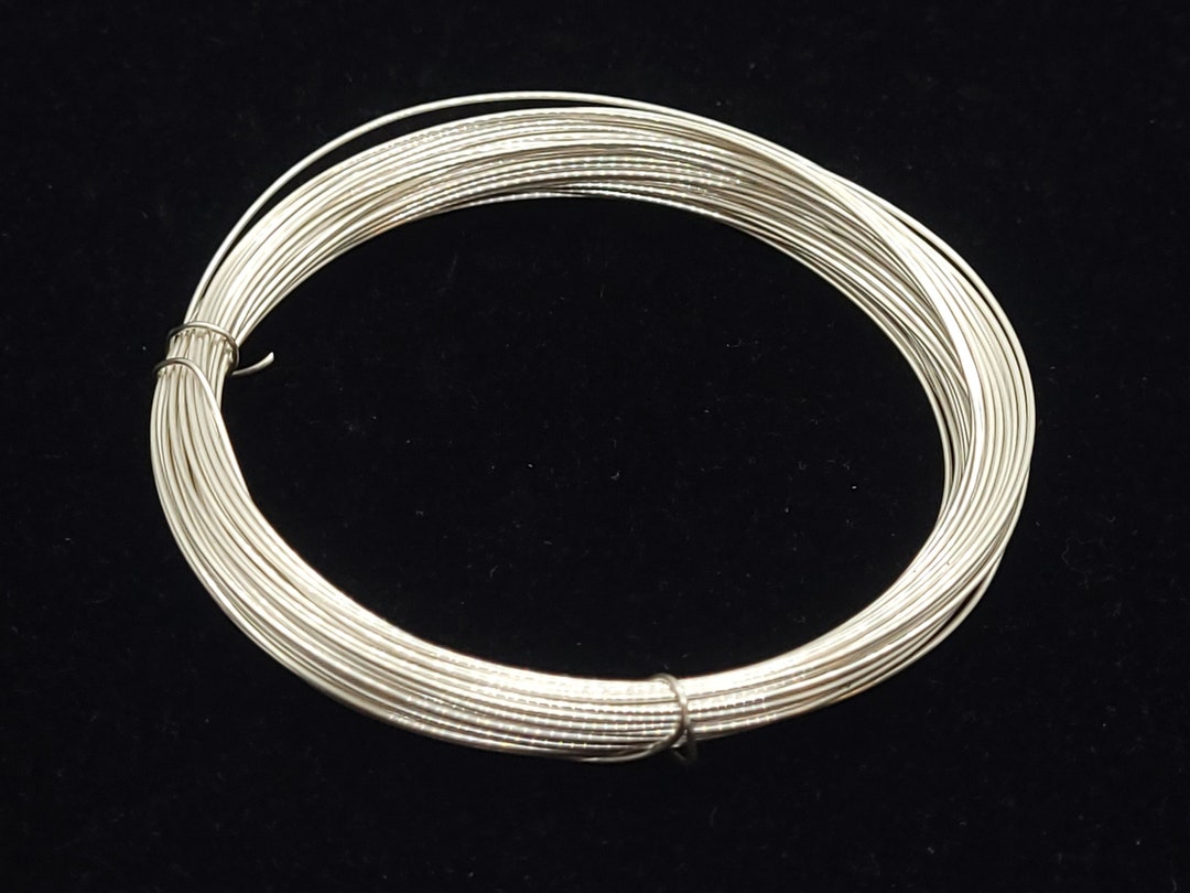 Sterling Silver Wire Round, Soft, 18, 20, 22, 24, or 26 Gauge Sterling ...