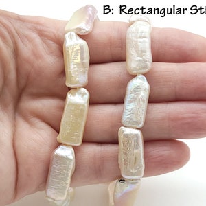 Light Beige Assorted Fresh Water Pearls, Limited Quantity Pearls, Top ...