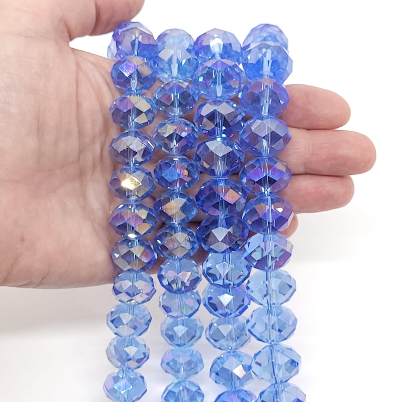 Crystal Rondelle - Etsy