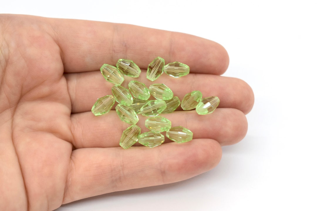 Chrysolite 5200,green Swarovski Crystal Barrel Beads for Jewelry Making ...