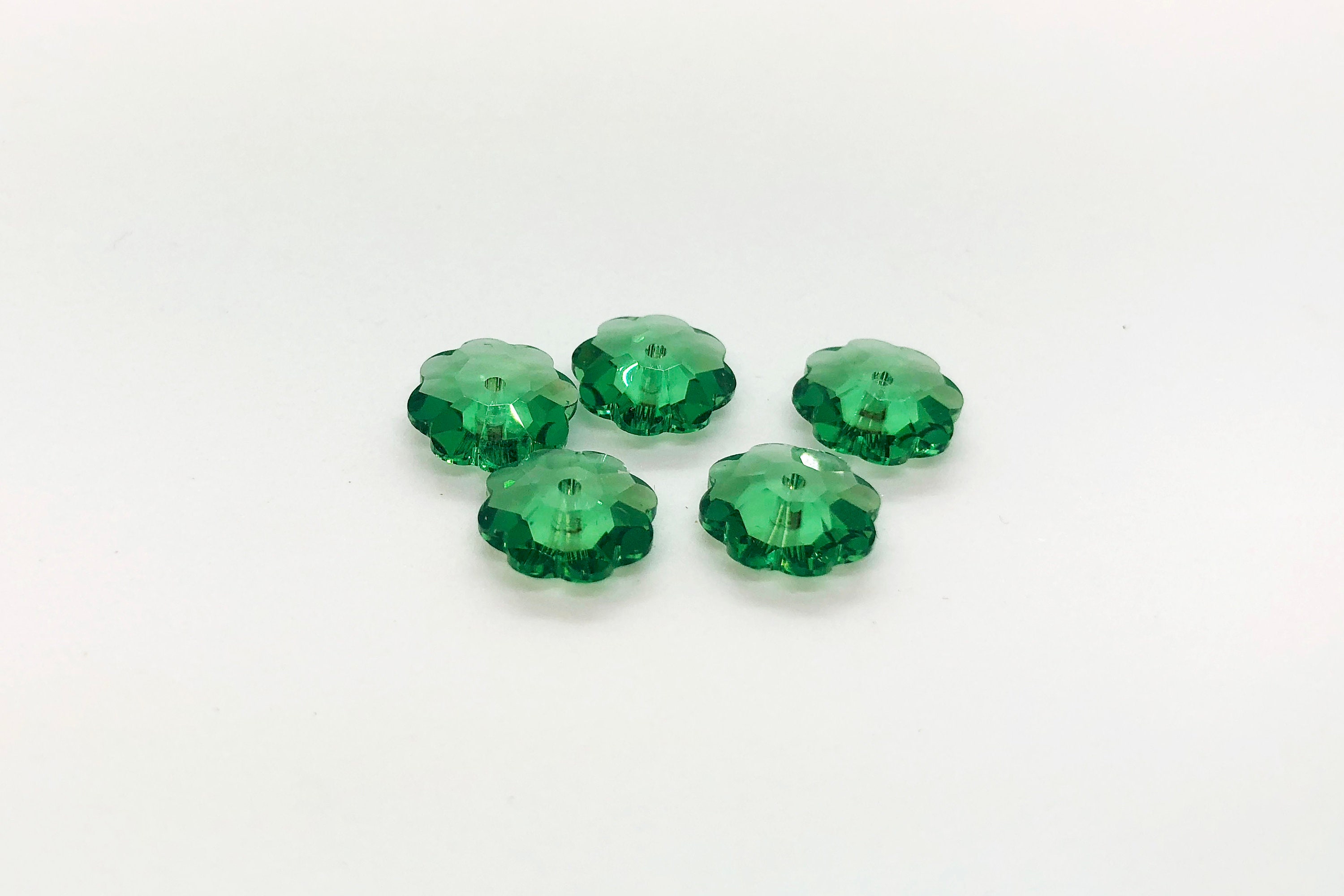 Swarovski Crystal Erinite unfoiled Faceted Marguerite - Etsy