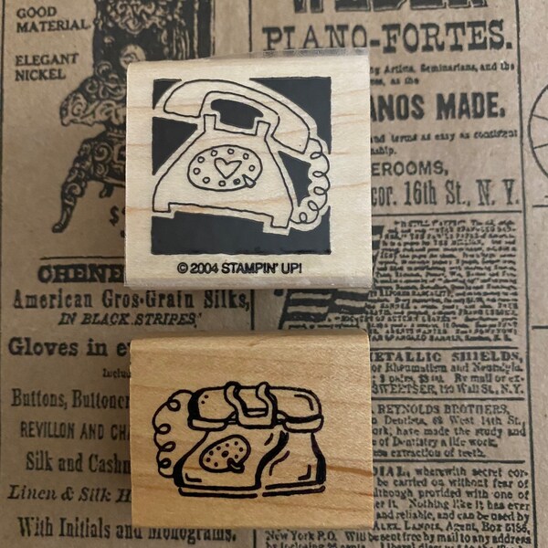 Telephone Stamp - Etsy