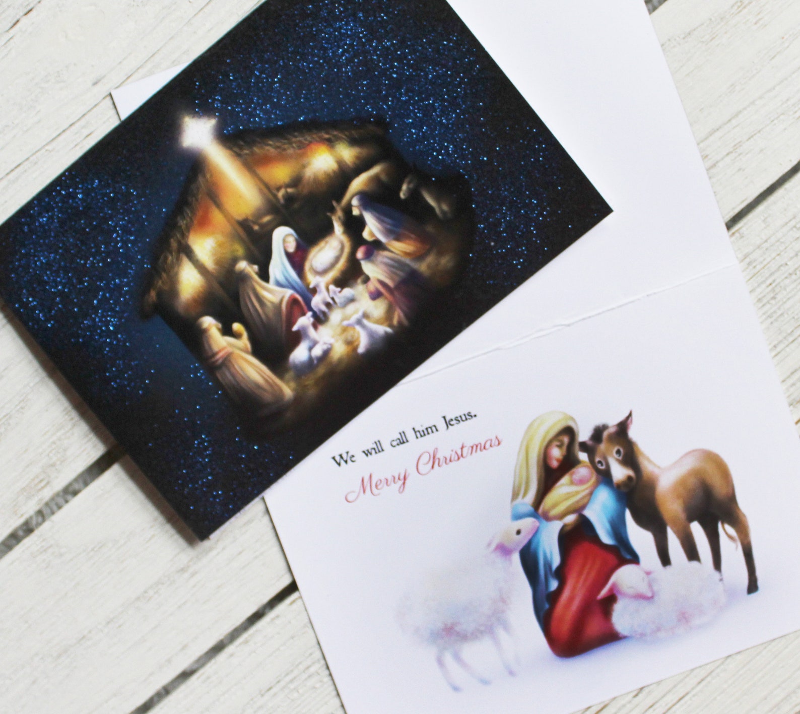 Nativity - Beautiful Nativity Christmas Card, Jesus in the Manger ...