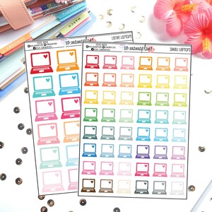 Laptop Planner Stickers Perfect for Any Planner - Etsy
