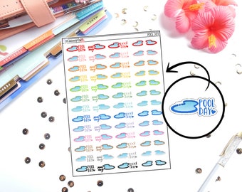 Pool Maintenance Stickers set of 32 Item 511 - Etsy