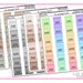 Mamas Minis - Tini Month Tabs | Planner Stickers - Etsy