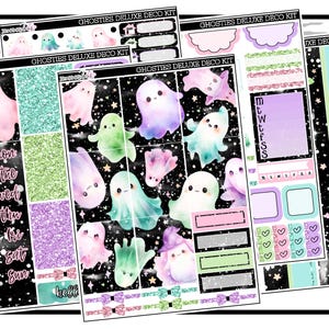 Ghostie Deluxe Deco Kit | Weekly Planner Sticker Kit - Etsy